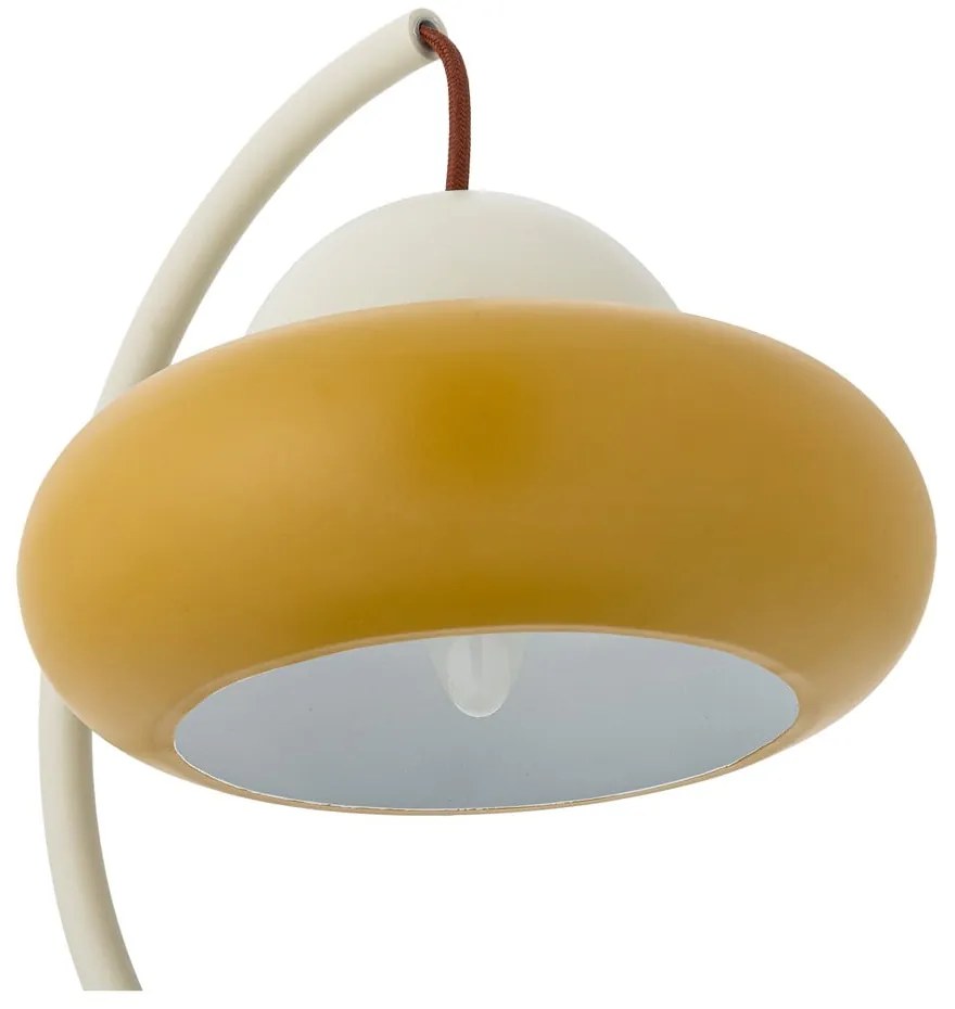 Okrově žlutá/krémová stolní lampa (výška 34,5 cm) Bubble – Bloomingville