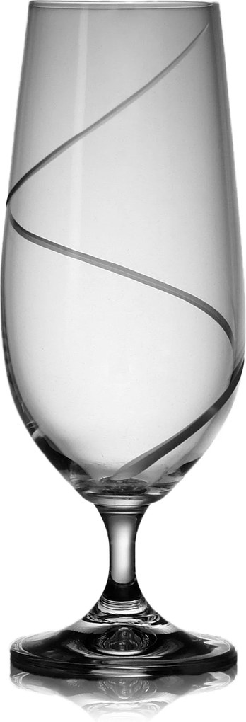 Set 6 skleniček Bohemia Crystal Glass na pivo ATLANTIS 380ml, 6ks