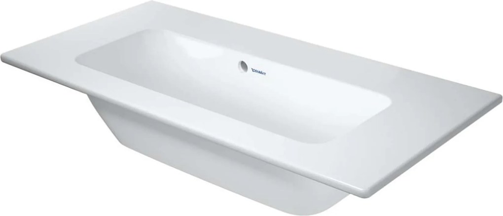 Duravit ME by Starck - Umyvadlo 83x40 cm, s přepadem, bez otvoru pro baterii, DuraShield, bílá 234283AA60