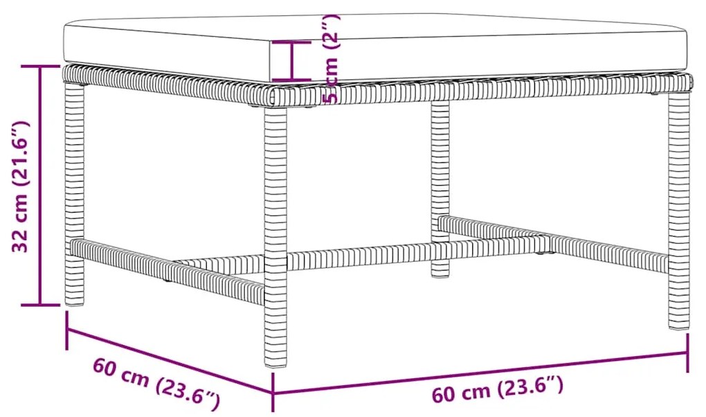 vidaXL Marketos 4dílná zahradní sedací souprava s poduškami černá polyratan