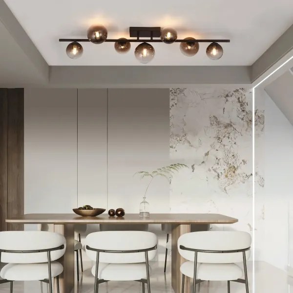 Brilagi - LED Přisazený lustr MILLA 7xG9/3W/230V hnědá/kouřová hnědá