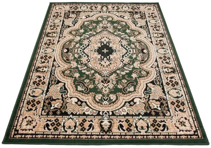 Kusový koberec ATLAS E951A Zelený Rozměr: 80x150 cm