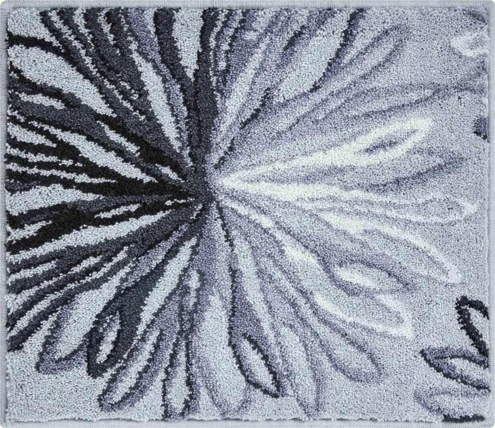 GRUND Koupelnová předložka ART antracitově šedá Rozměr: 50x60 cm