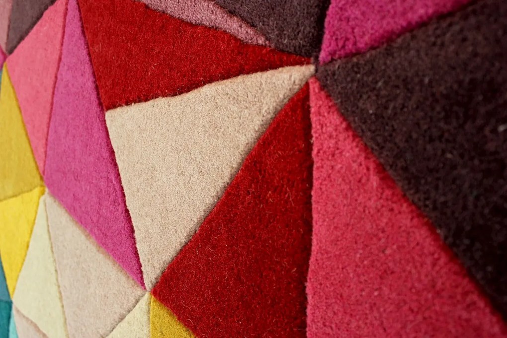 Flair Rugs, Ručně všívaný kusový koberec Illusion Falmouth Multi, 160x230, vícebarevná, ložnice