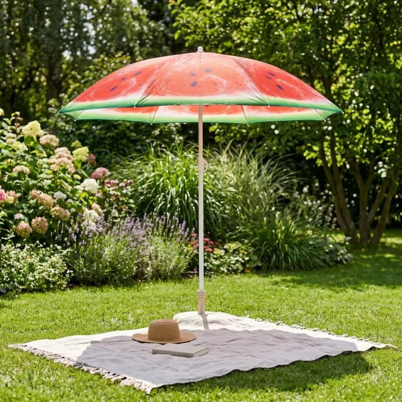 Zahradní slunečník 160 cm, meloun SPRINGOS VIVA BU0020
