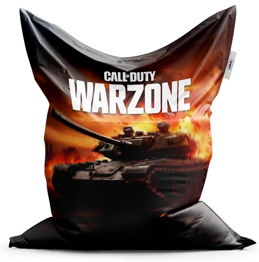 Sedací vak Classic CoD Warzone Tank - dětský, oranžová
