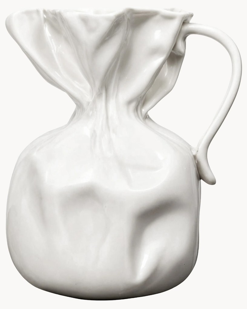 Váza z porcelánu Crumple