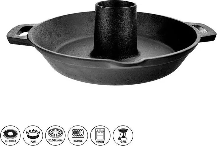 Pánev na kuře LITINA 28 cm