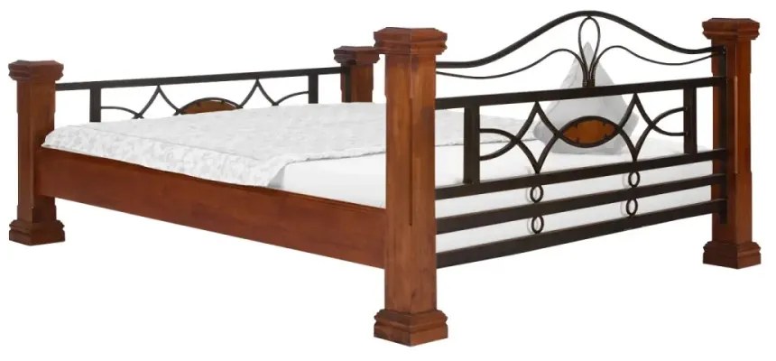 furniture-nabytek.cz - Postel Byzantia 200x200 hnědá