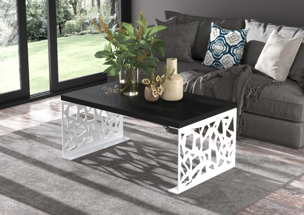 ADRK Furniture Konferenční stolek SEMARA 100x60 CT-SEM-W-B