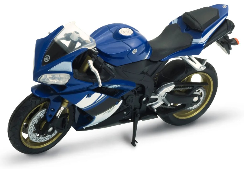 Welly Motocykl Yamaha YZF-R1 1:18 modrá