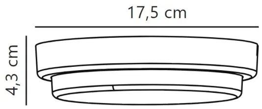 Nordlux -LED Venkovní nástěnné svítidlo CUBA LED/6,5W/230V IP54 pr. 17,5 cm bílá