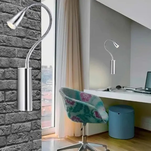 LED nástěnné svítidlo Veronica chrom