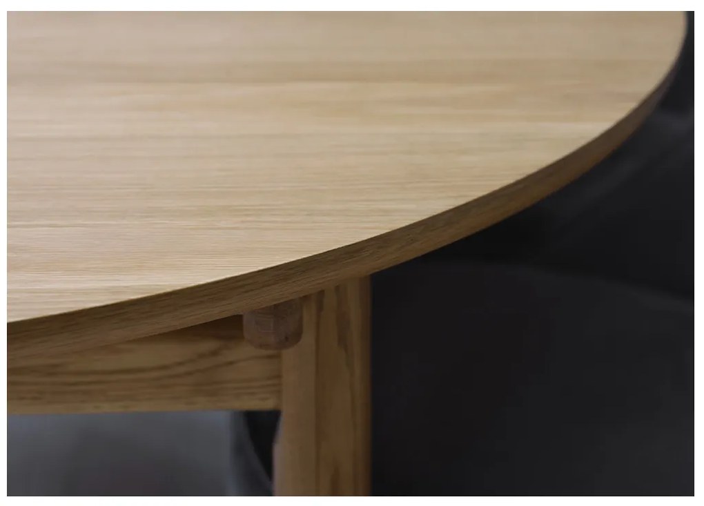 Designový konferenční stolek Wally 130 cm přírodní dub