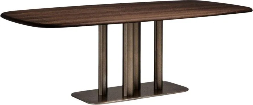 Jídelní stůl v dekoru ořechu 110x220 cm Melvar – Kave Home