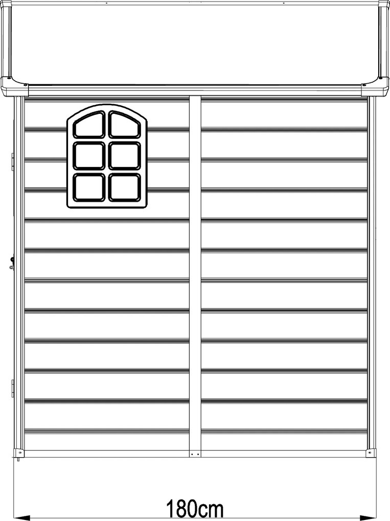 LANIT PLAST, s.r.o. plastový domek LANITPLAST LONGFORD 66 LG4016