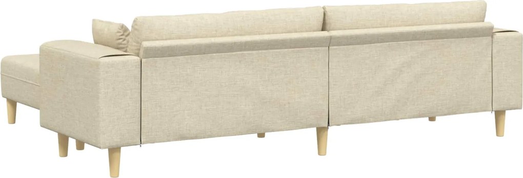 Pohovka 3 ks Krémová textil 3335168