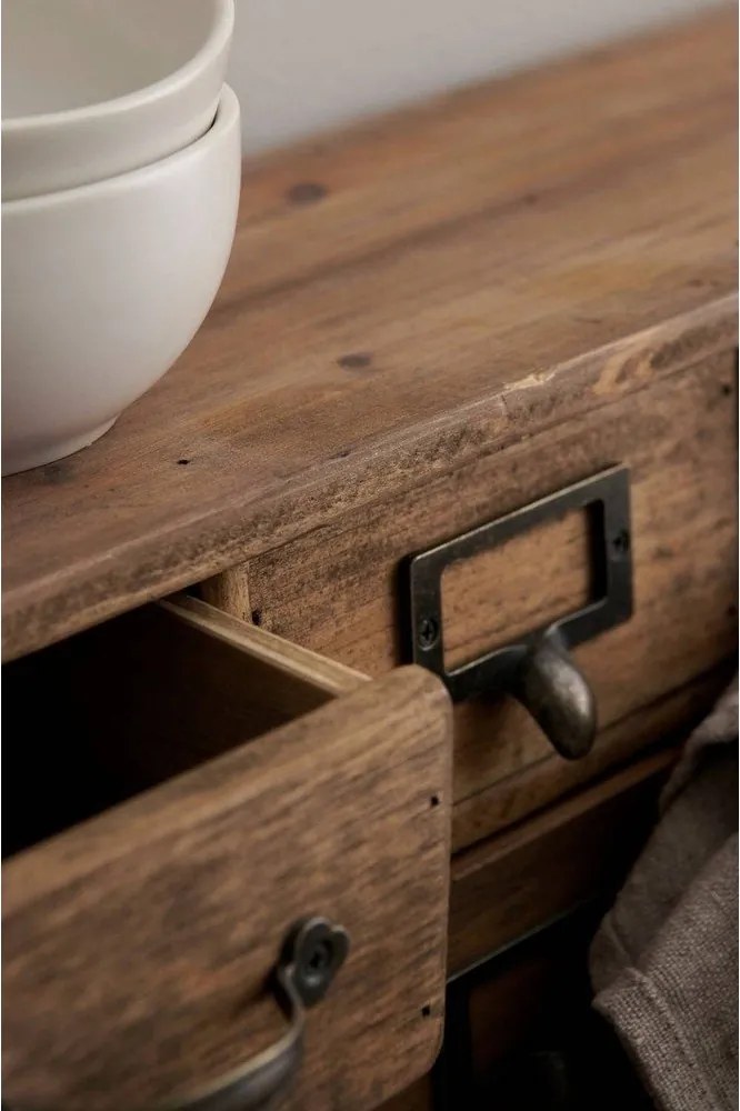 Závěsná komoda z borovicového dřeva ve světle přírodní barvě 67x25x14 cm Klas – Ellos Home