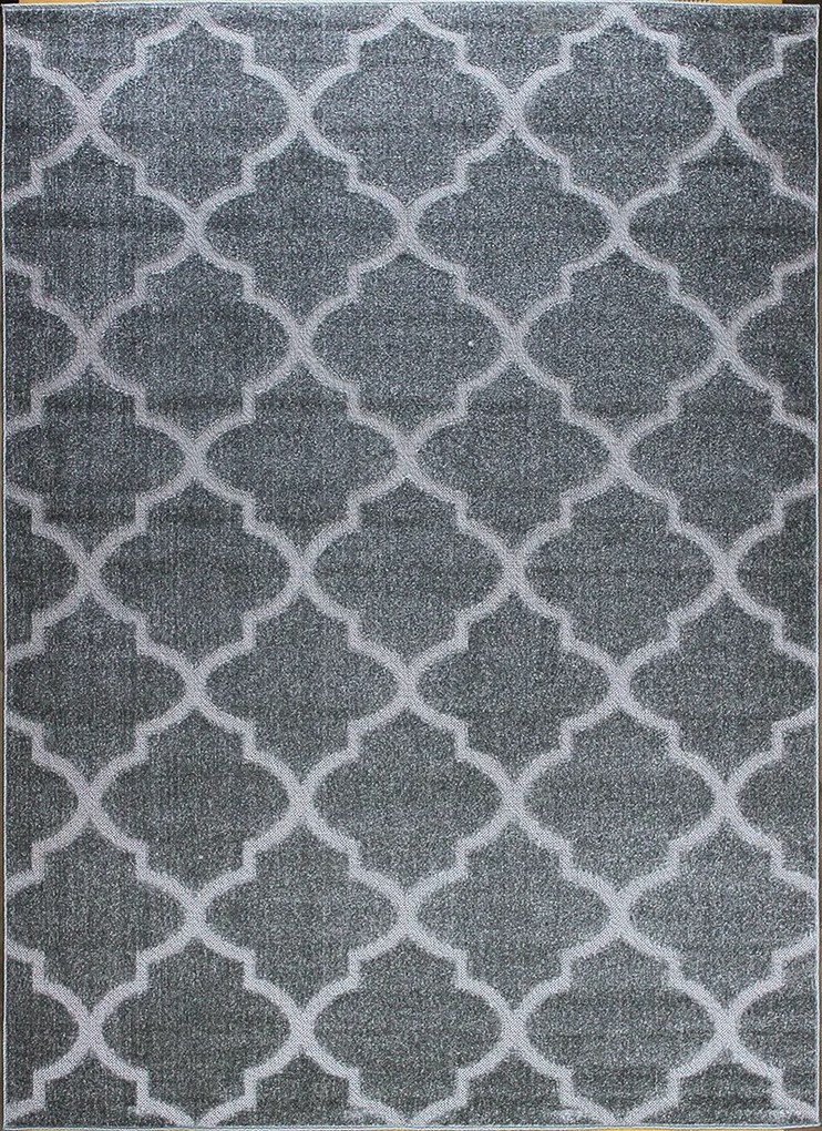 BE Koberec Lagos 1052 GREY - šedý obdélníkový Rozměr: 80x150 cm