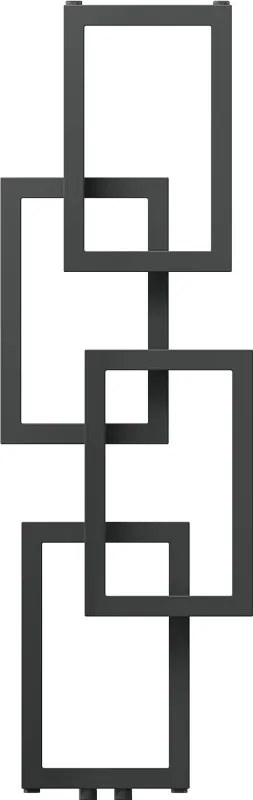 Mexen Grid, dekorativní koupelnový radiátor 1115 x 360 mm, 279 W, grafitová, W215-1115-360-00-66