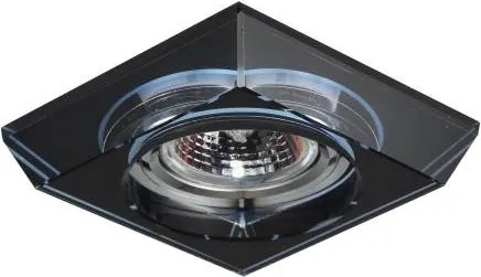 Moderní zápustné osvětlení DOWNLIGHT, černé Emithor ELEGANT GLASS FIX 71071