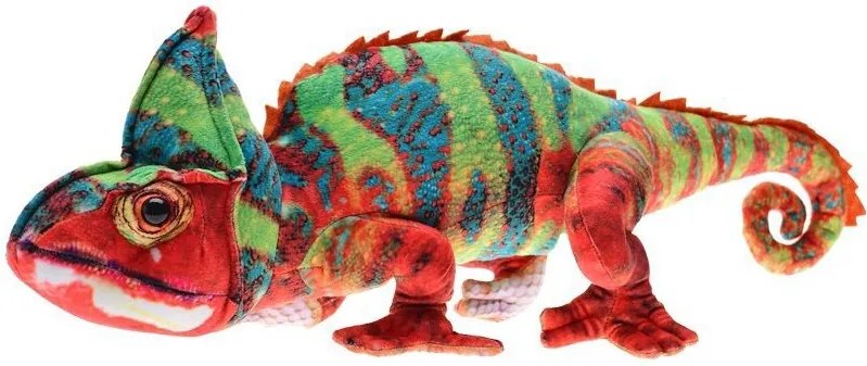 Mikrotrading chameleon stojící s ohebnými končetinami 55 cm
