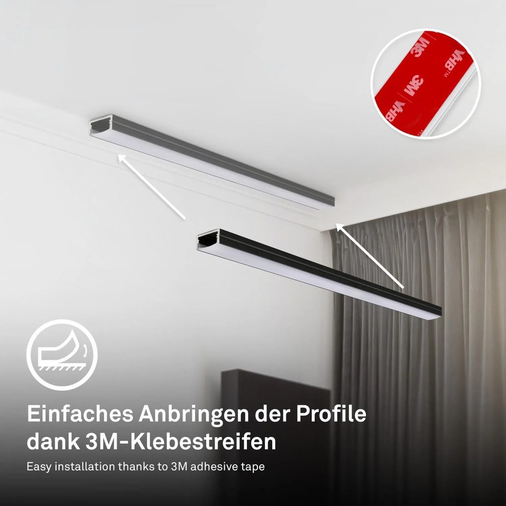 BRI 2167384 Pimp Your Stripe prodlužovací sada LED Strip 4m, IP44 venkovní, WiFi, RGB+W - BRILONER
