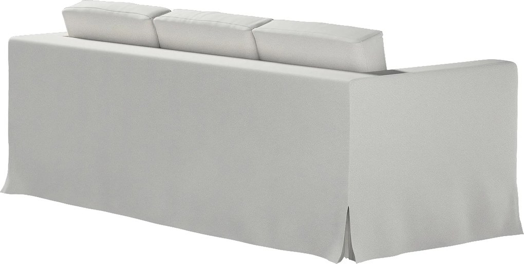Potah na pohovku IKEA Karlanda 3-místná nerozkládací, dlouhý barva šedá látka pletený vzor