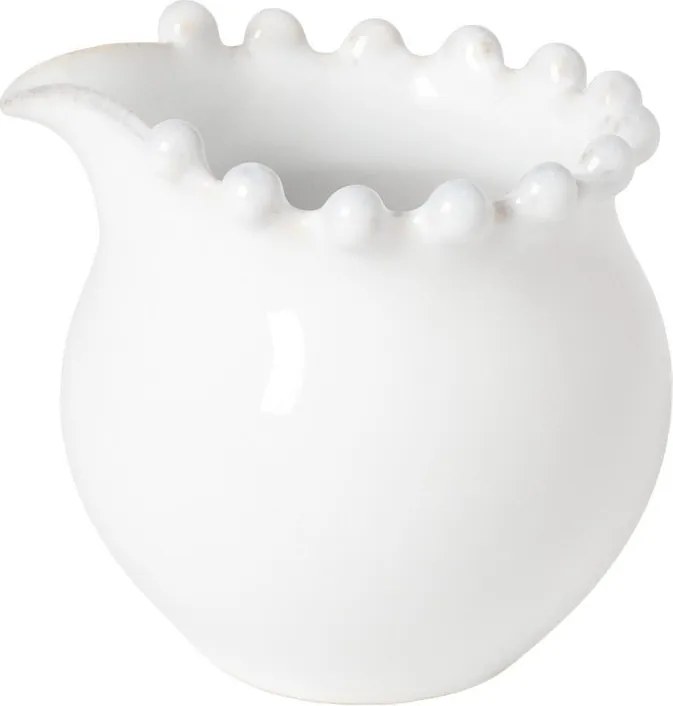 Bílá kameninová konvička na mléko 100 ml Pearl – Costa Nova