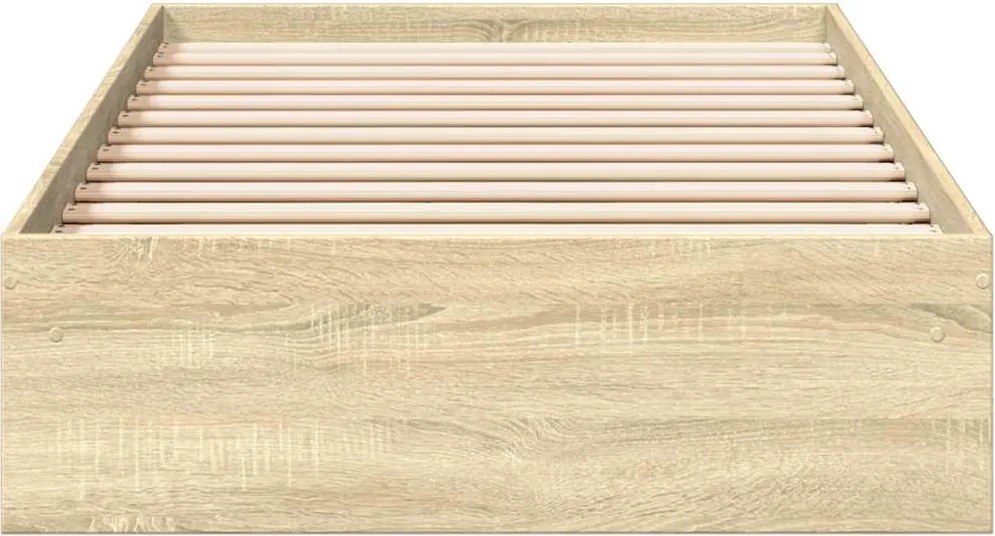 Rám postele se zásuvkami dub sonoma 75x190 cm kompozitní dřevo 3280715