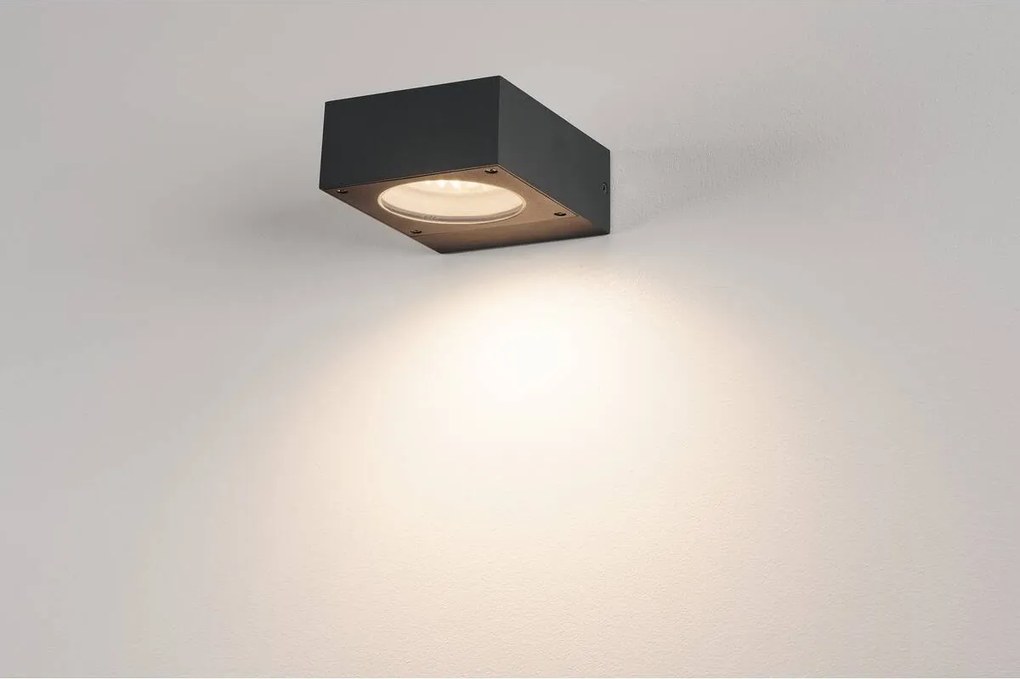 LA 232285 Venkovní svítidlo QUADRASYL WL 15 antracit 230V GX53 11W IP44 - BIG WHITE (SLV)