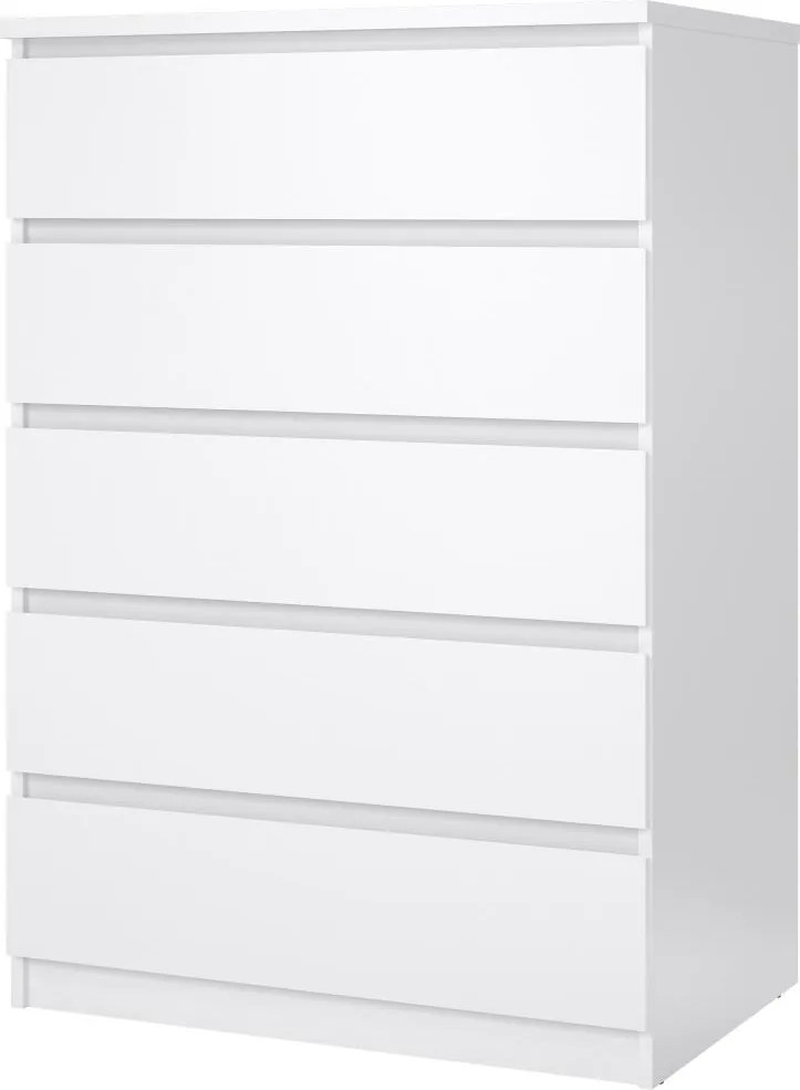 FALCO Komoda Simplicity 231 bílý lesk