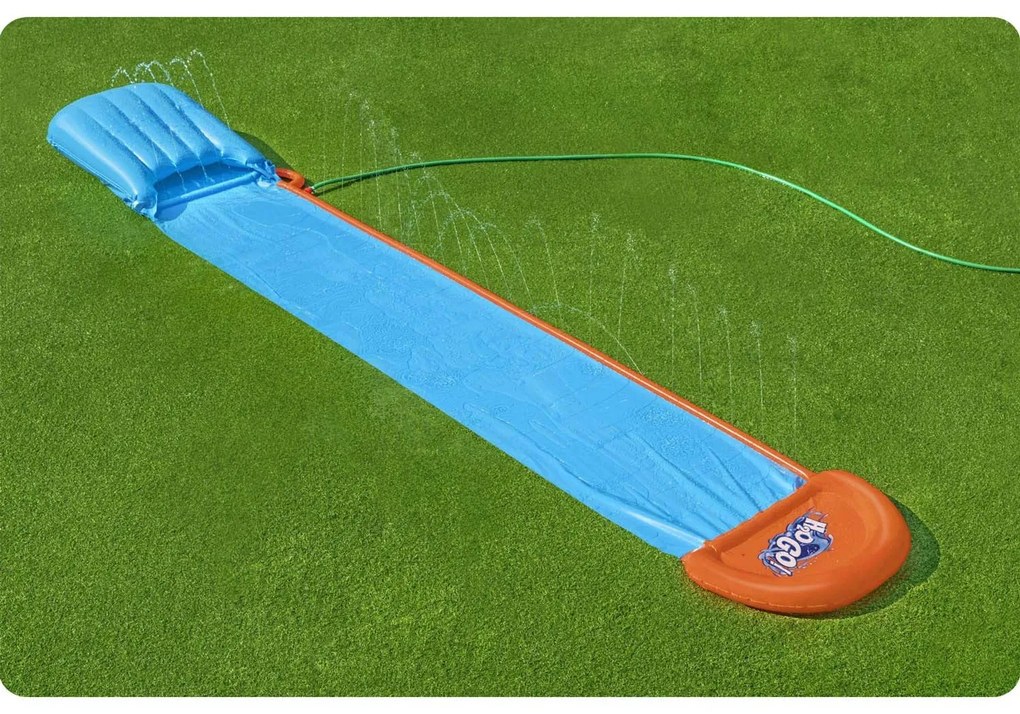 Jednomístný tobogán Bestway 52477 délka 488 cm pro zahradní zábavu