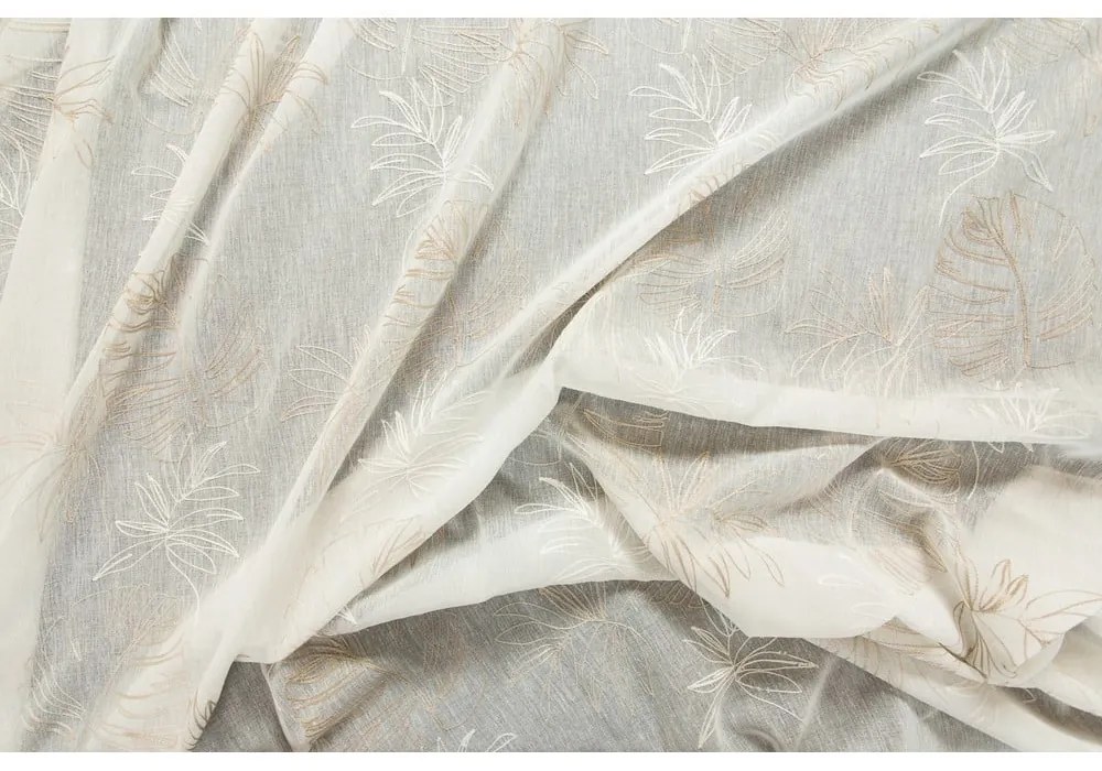 Béžová záclona 140x260 cm Cybele – Mendola Fabrics