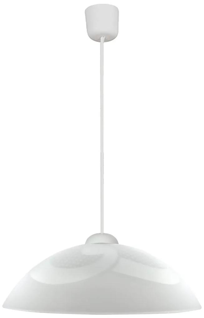 Závěsné moderní osvětlení ORISTANO, 1xE27, 60W, bílé Clx