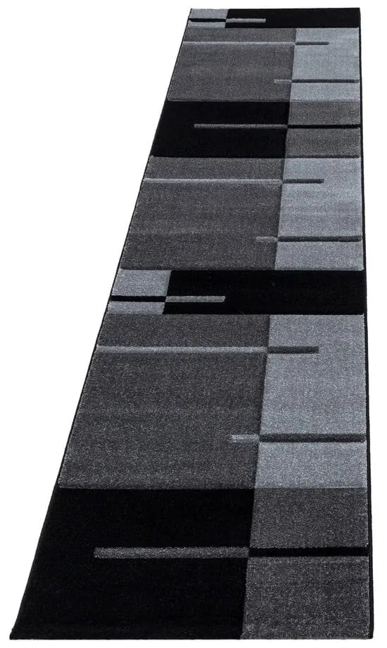 Tmavě šedý běhoun 80x300 cm Hawaii – Ayyildiz Carpets