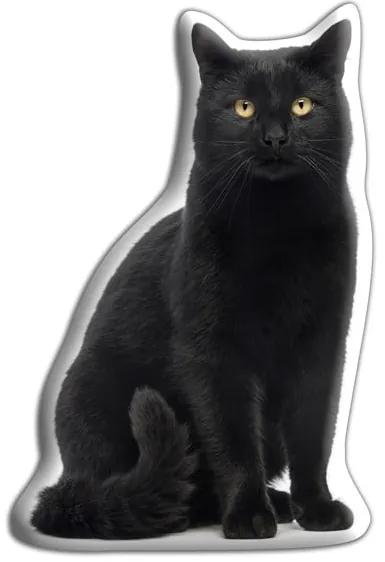 Polštářek s potiskem černé kočky Adorable Cushions