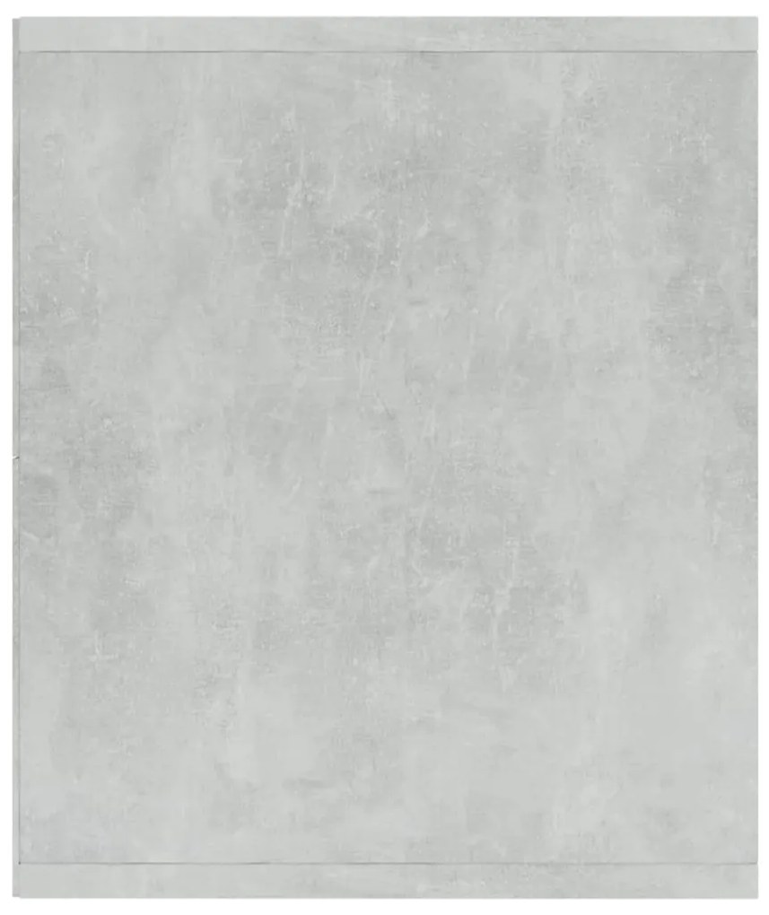 Knihovna / TV skříňka - betonově šedá - dřevotříska | 36x30x114 cm