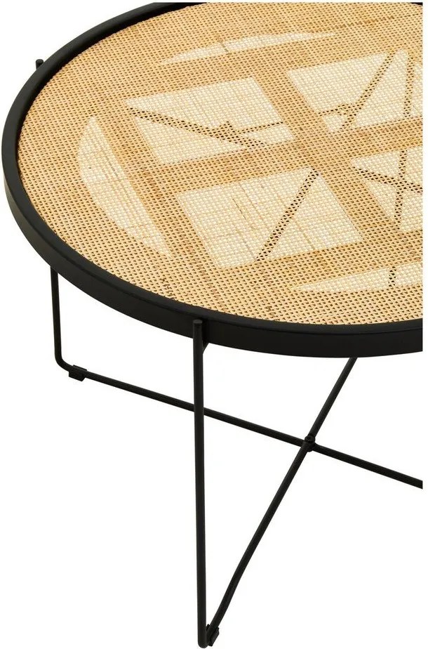 Ratanový kulatý konferenční stolek v přírodní barvě ø 60 cm Depok – Premier Housewares