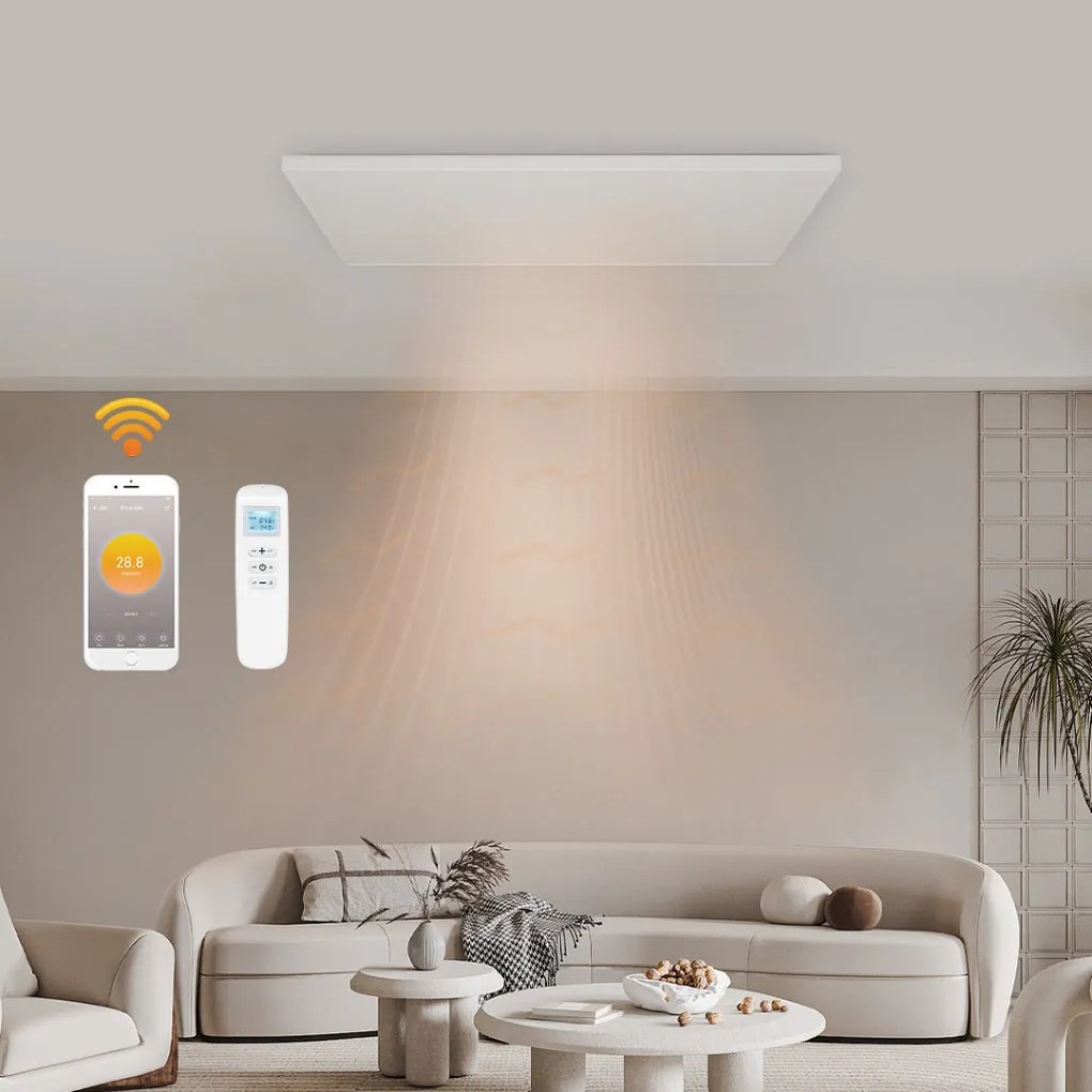 Stropní Infrapanel CEILING PRO 860W WiFi | Výhřevnost 16 m² | 120×60 cm | Termostat na DO + WiFi