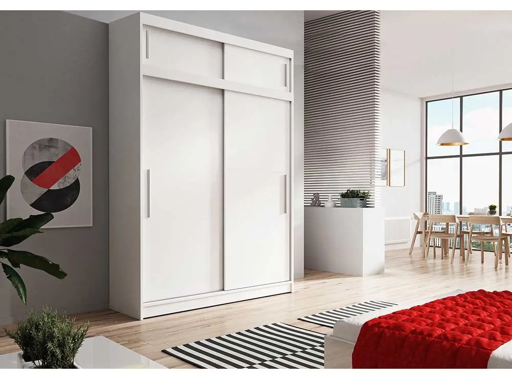 IDZ Nadstavba šatní skříně Vista (150 cm) Barva dřeva: Bílá