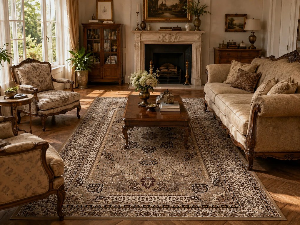 Ayyildiz, Kusový koberec Marrakesh 207 beige, 120x170, béžová, kancelář