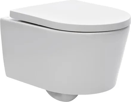 WC závěsné SAT Brevis včetně prkénka softclose, zadní odpad SATBRE010RREXP