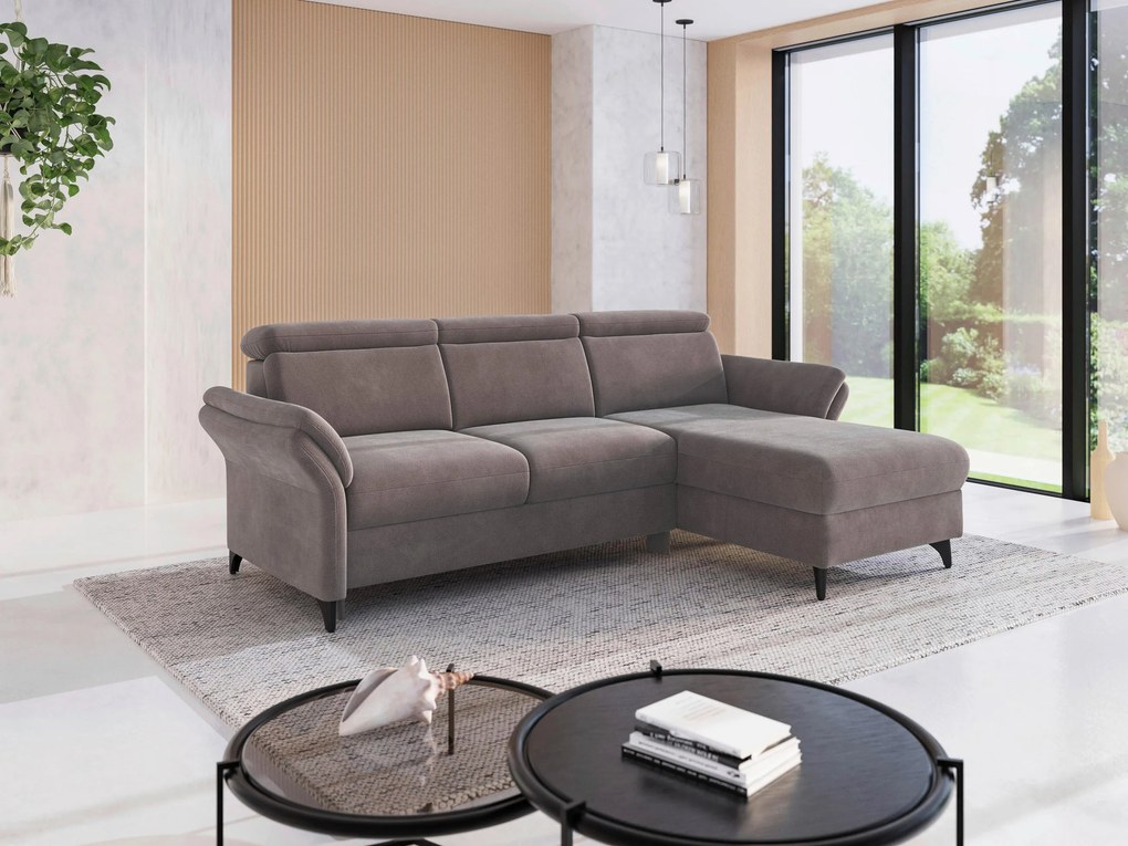 XXXLutz ROHOVÁ SEDAČKA, textil, šedohnědá Sit & More - Sedací soupravy - 000144025812