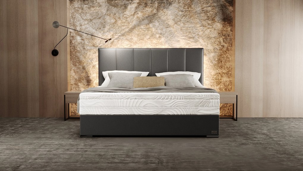 Materasso Čalouněná postel Corium boxspring ROZMĚR: 2x (80x200) cm - boxspring