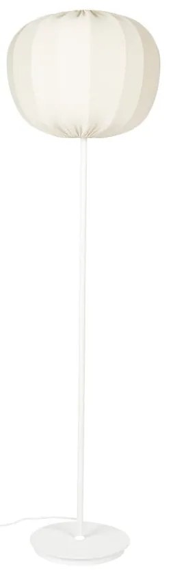 Bílá stojací lampa s textilním stínidlem (výška 160 cm) Shem – White Label