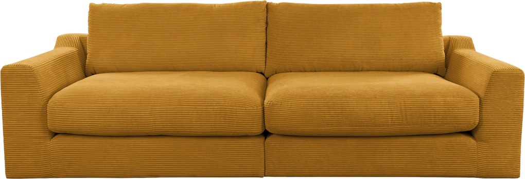 XXXLutz POHOVKA BIG SOFA, textil, hořčicově žlutá Sit & More - Pohovky - 000144003406
