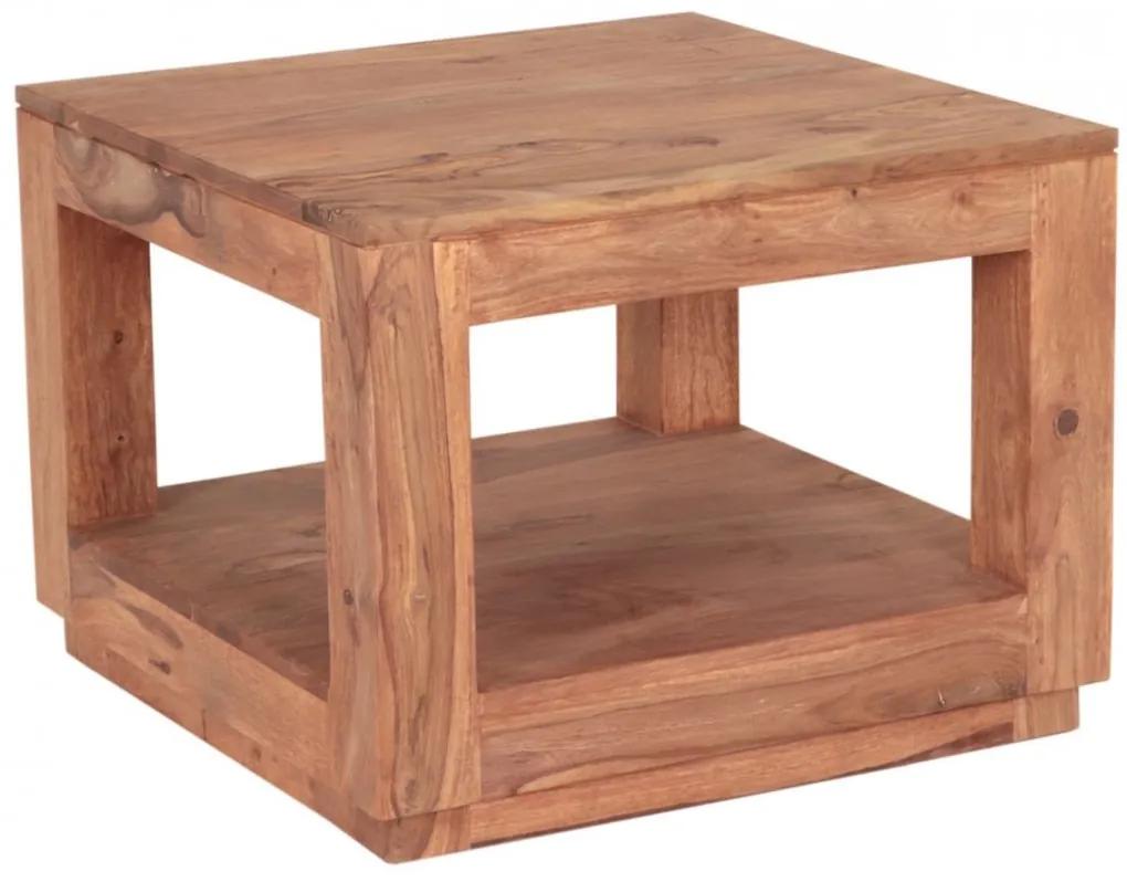 Furniture-nabytek - Masivní konferenční stolek s odkládací plochou - Aisvarya