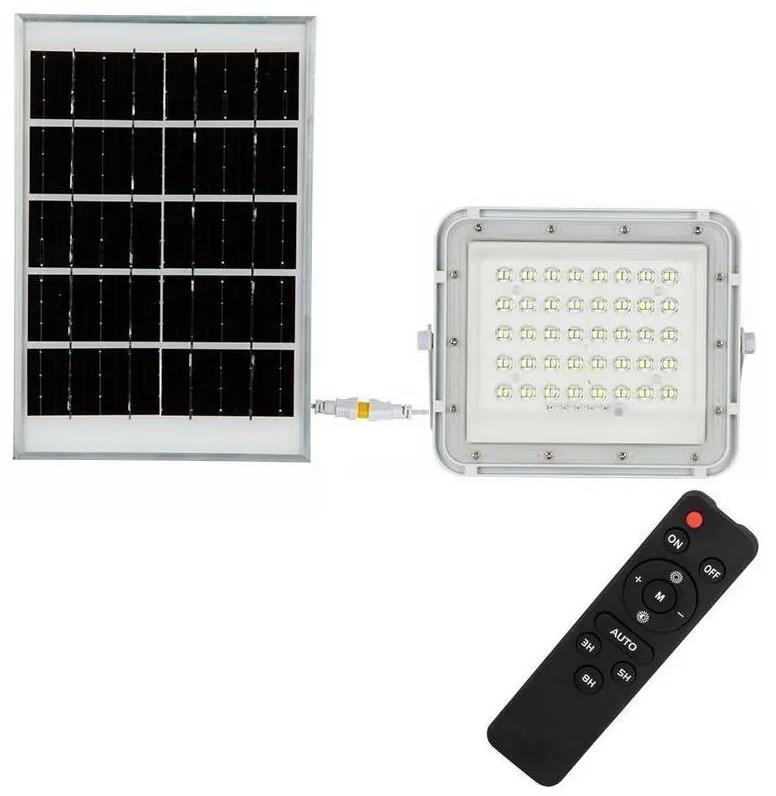 V-Tac LED Venkovní solární reflektor LED/6W/3,2V IP65 6400K bílá + DO VT1361