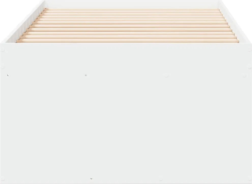 Válenda se zásuvkami bez matrace bílá 100 x 200 cm 3280237